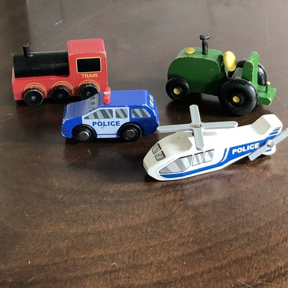 Maison Joseph Battat | Toys | 4 Maison Joseph Battat Wooden Tractor ...